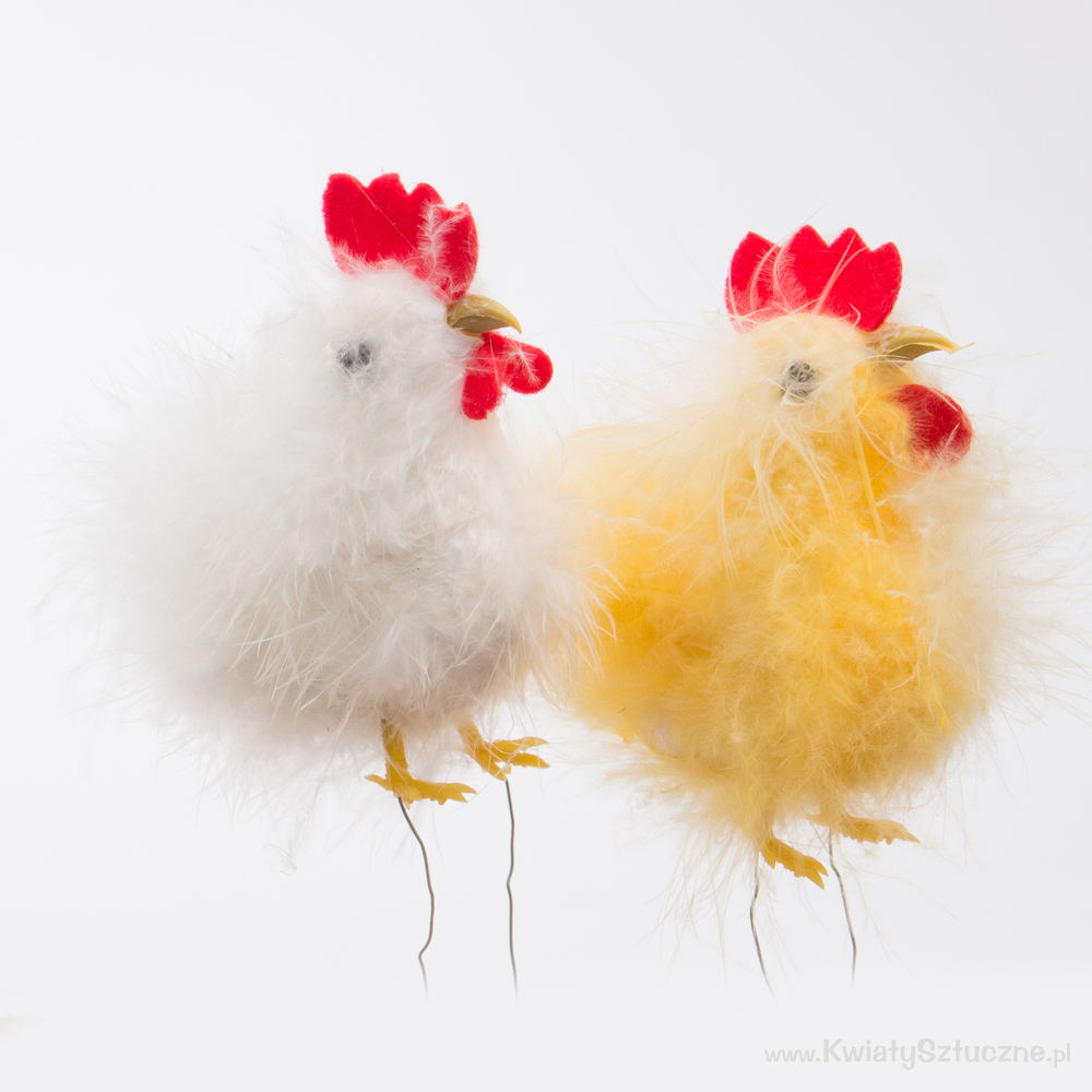 Rooster x 2 pcs E211Z - Easter chick figurine