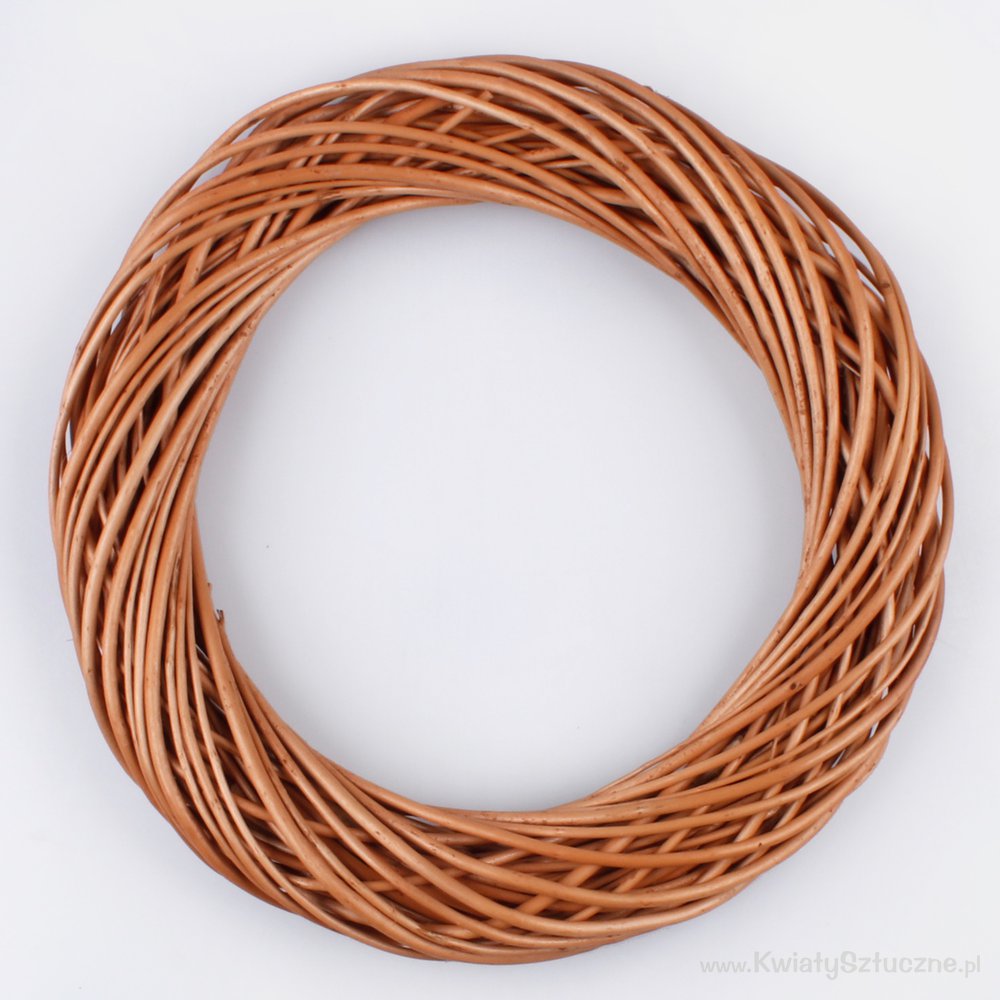 Barked wicker wreath 35 cm Y527D - Dried Plants Wreaths