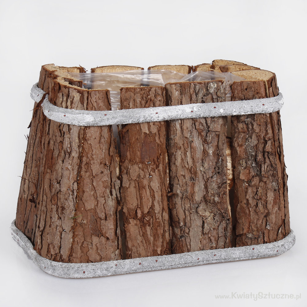 Bark pot cover Y362 - Basket and casing