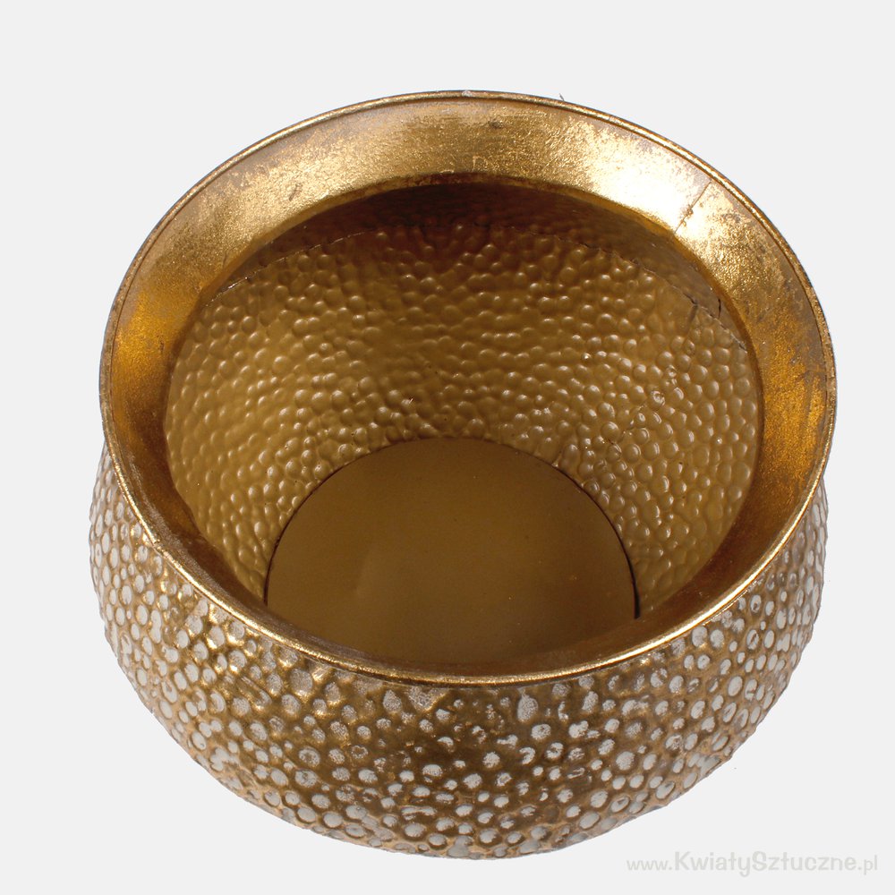 Hammered metal casing HD009 - Pots and vases